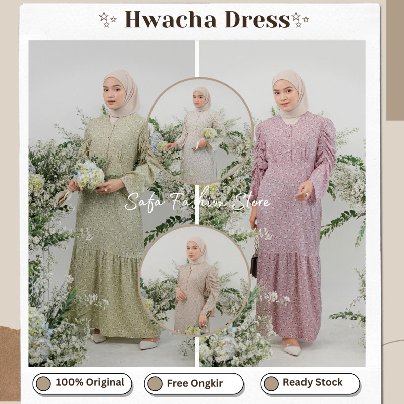 Jual HWACHA DRESS/DRESS KONDANGAN/DRESS BUNGA | Shopee Indonesia