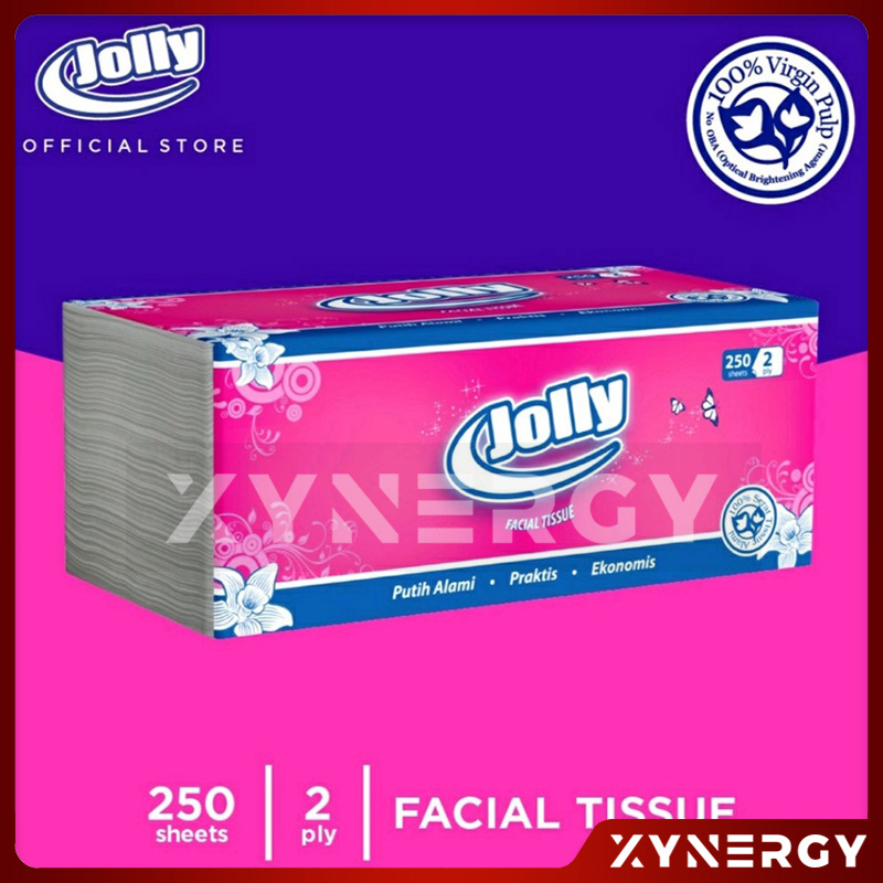 Jual Jolly Facial Tissue 250 Sheets 2 Ply [1 Pack] | Shopee Indonesia