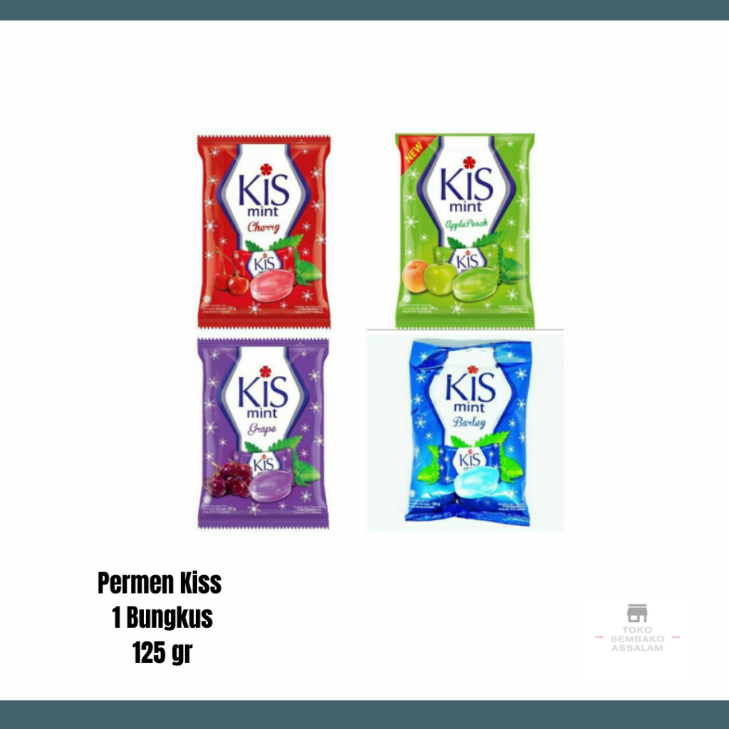 Jual Permen kiss 1 pack / Permen kiss satu pack / Permen kiss isi 50 pcs | Shopee Indonesia