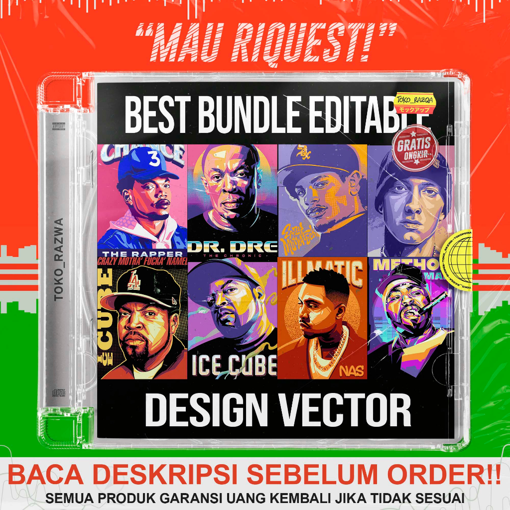 Jual Best Bundle Design Vector Editable - Disain Sablon DTF - DTG ...