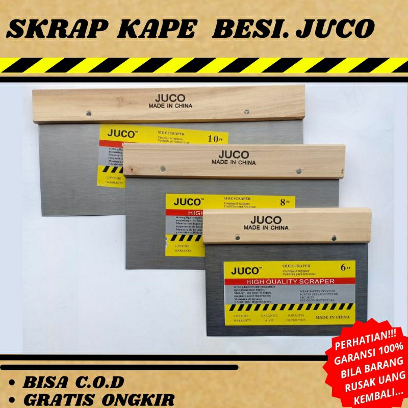 Jual Sekrap Skrap Kape Kapi Scrapper Scraper 6" 8" 10" Inchi JUCO ...