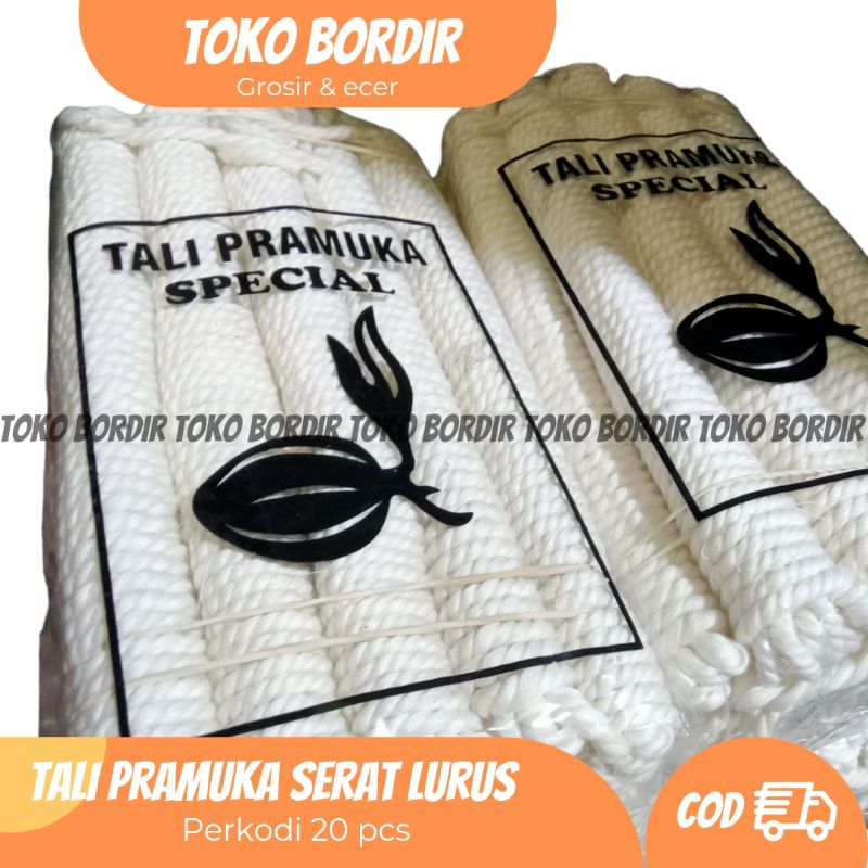 Jual Tali Pramuka serat lurus perkodi 20 pcs | Shopee Indonesia