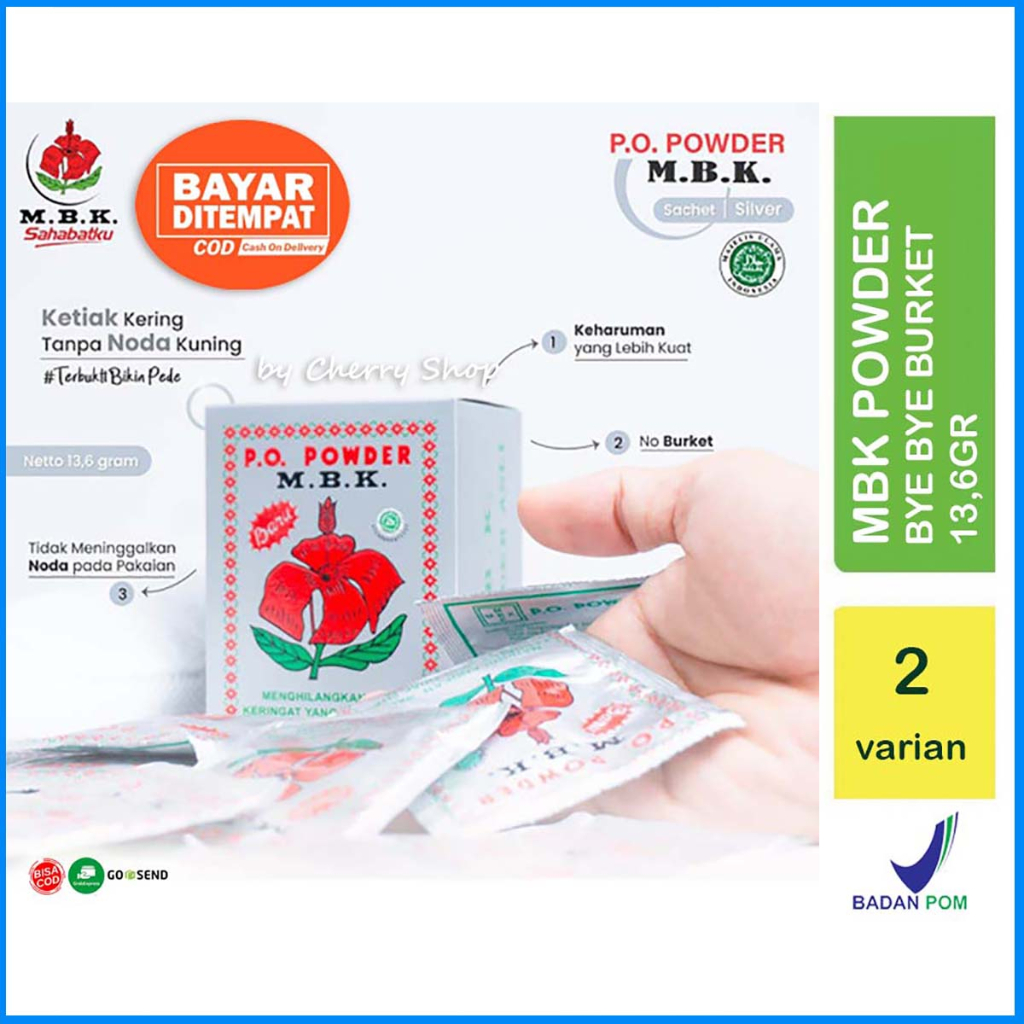 Jual [BYE BYE BURKET | 13,6GR | BPOM] MBK Powder Putih - Silver ...