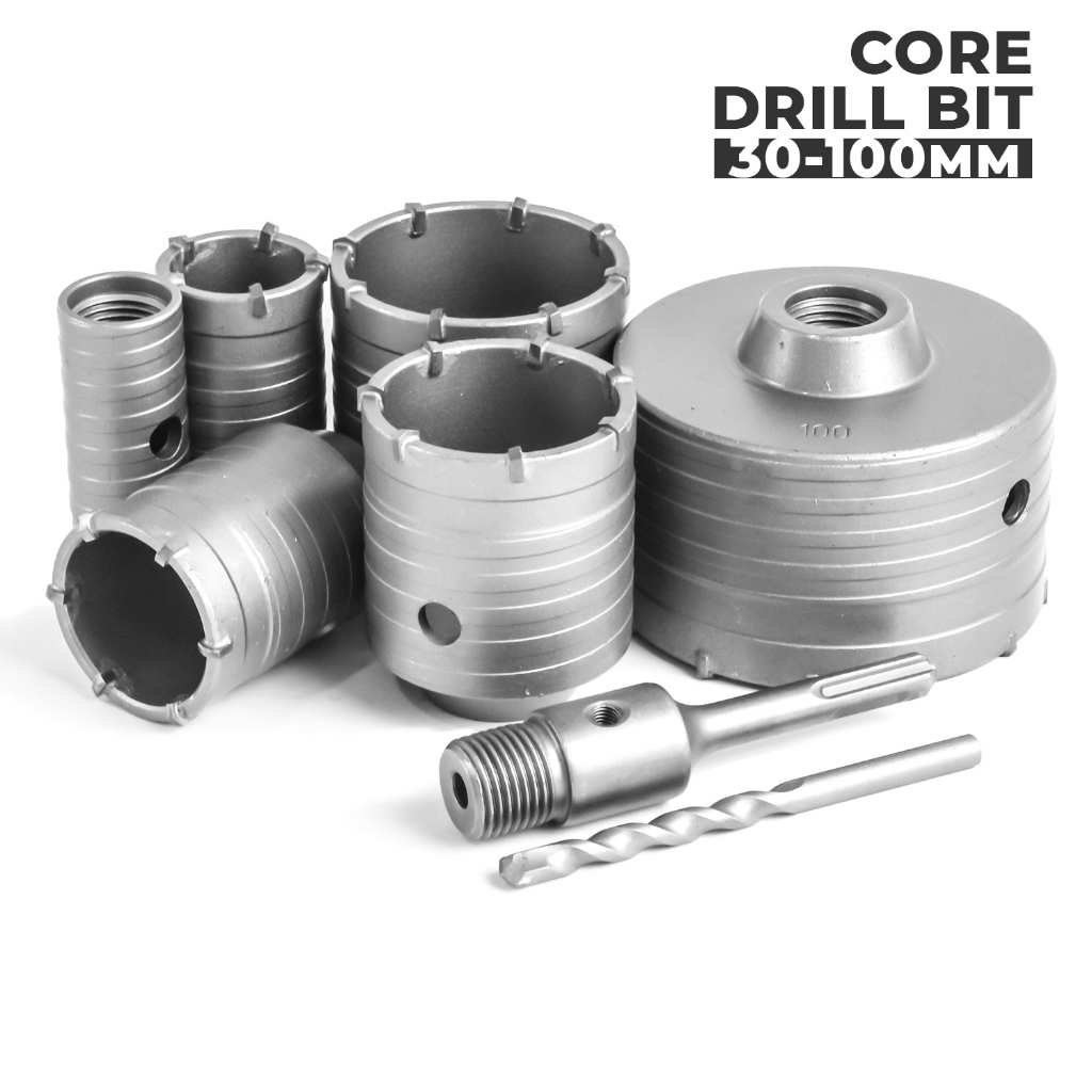 Jual Allefix Mata Bor Bobok Tembok Beton Hollow Core Drill Bit 30-100MM -6635 | Shopee Indonesia
