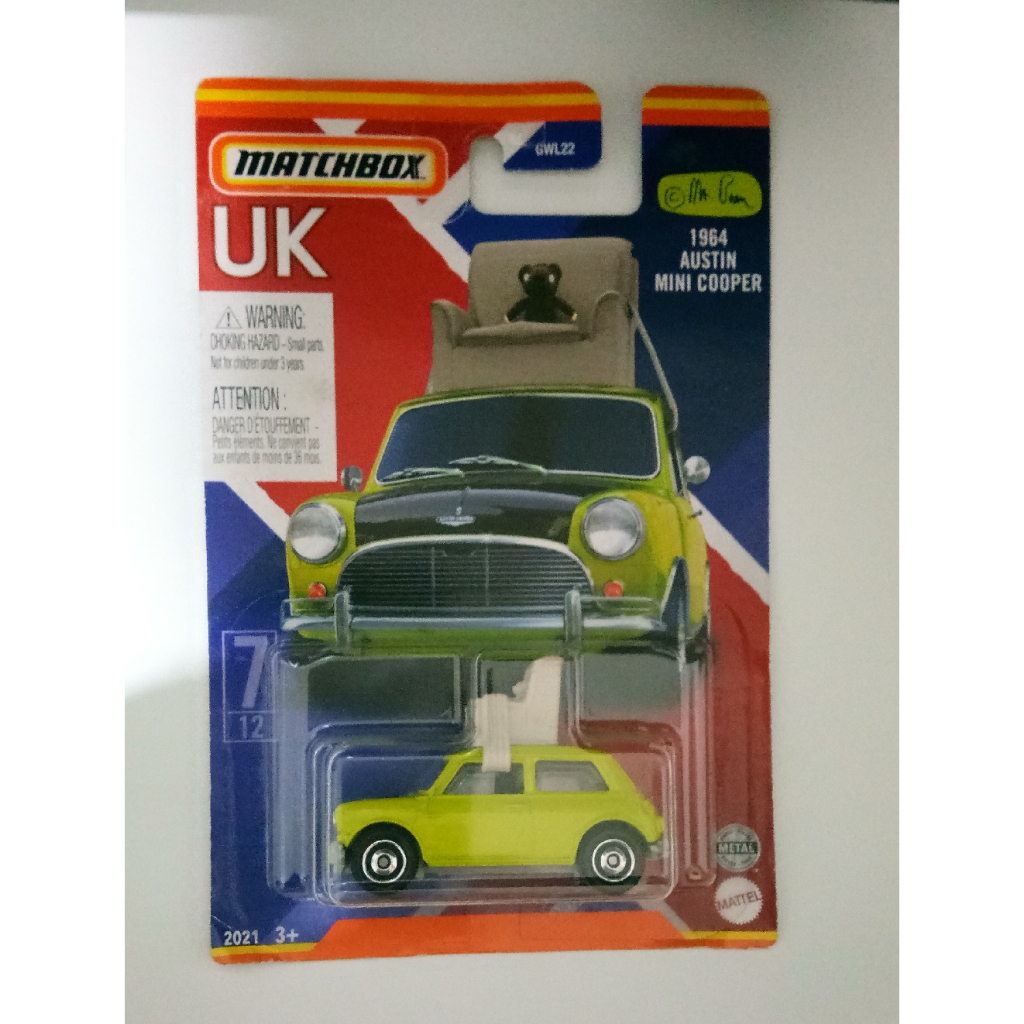 Jual Matchbox MBX Mini Cooper Mr Bean With Chair | Shopee Indonesia