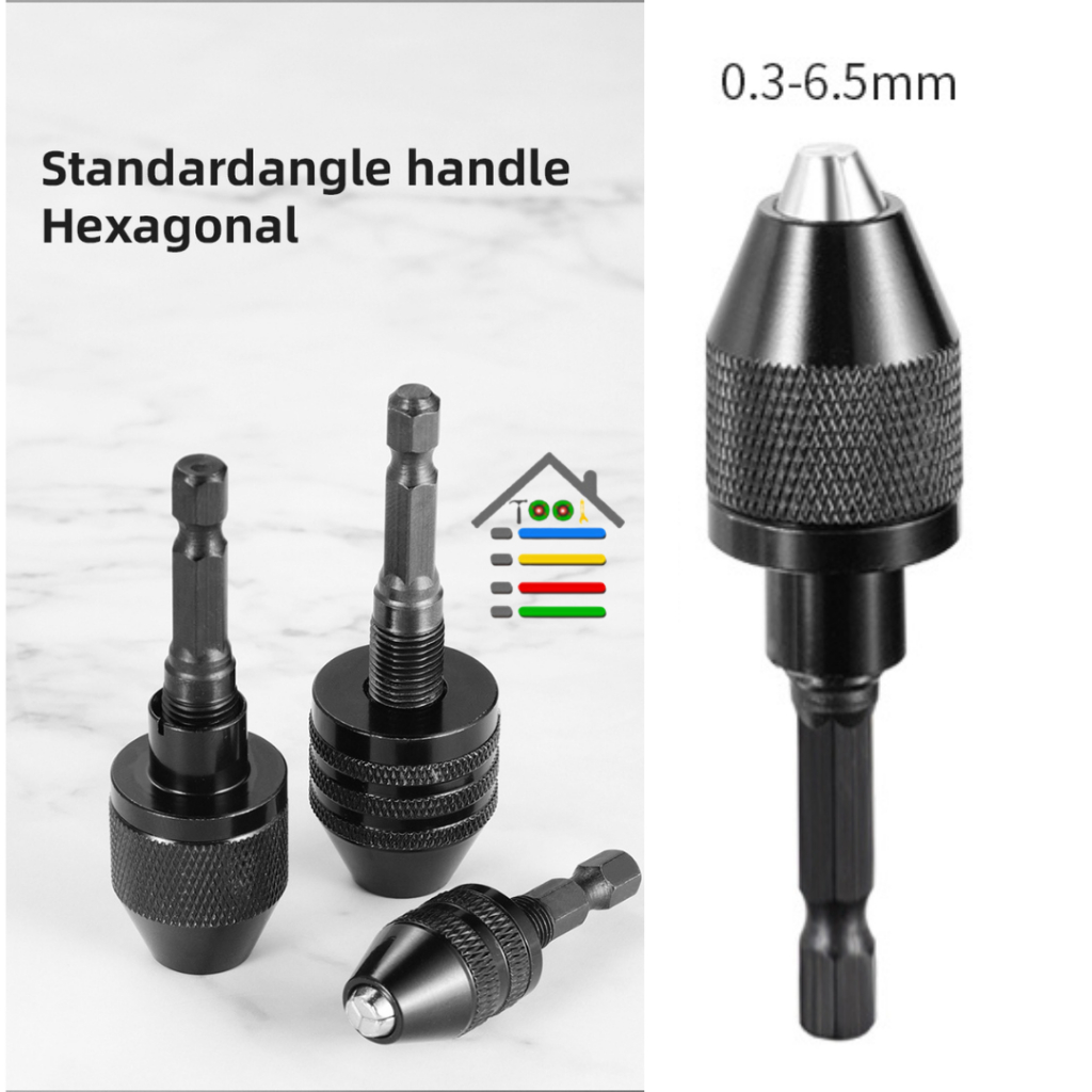 Jual ADAPTER MATA BOR MINI DRILL CHUCK 0.3-6.5MM ADAPTER SAMBUNGAN MATA ...