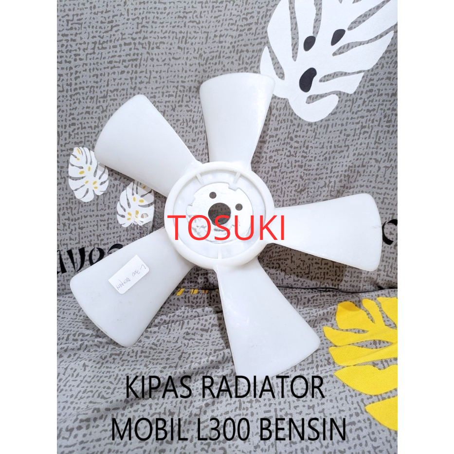 Jual KIPAS RADIATOR FAN BLADE MITSUBISHI L300 BENSIN 5 BLADE PUTIH ...