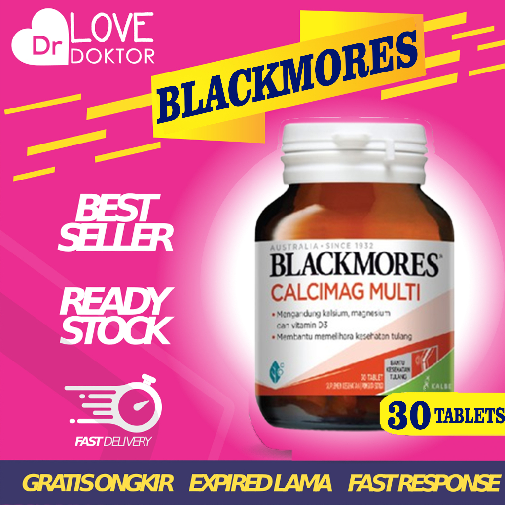 Jual BLACKMORES CALCIMAG MULTI VITAMIN VIT CALCIUM KALSIUM MAGNESIUM D3 K1 TULANG OSTEOPOROSIS ...