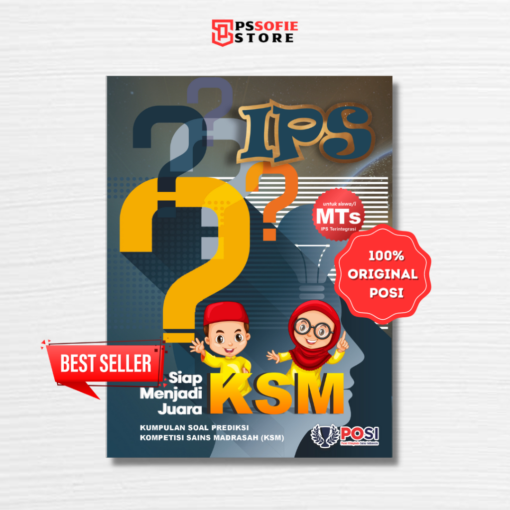 Jual Buku Olimpiade KSM IPS MTs/SMP Terintegrasi POSI - Kumpulan Soal Prediksi Kompetisi Sains ...