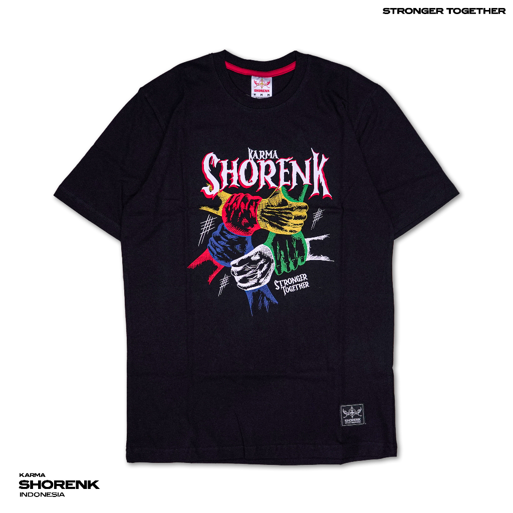 Jual T-SHIRT SHORENK STRONGER TOGETHER | Shopee Indonesia