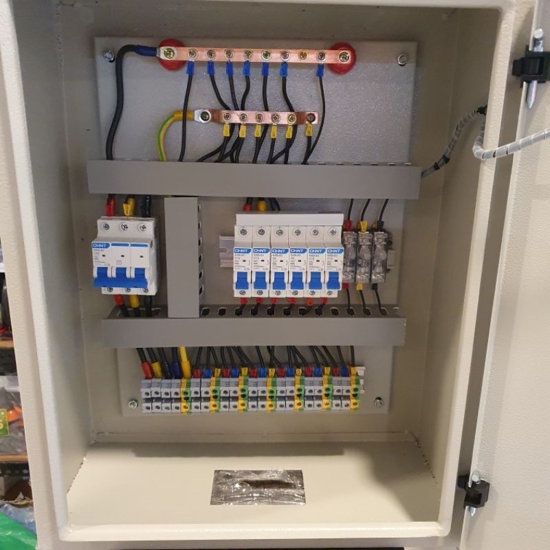 Jual Panel listrik pembagian SDP 3phase 50A Baru Rumah,pertokoan siap ...