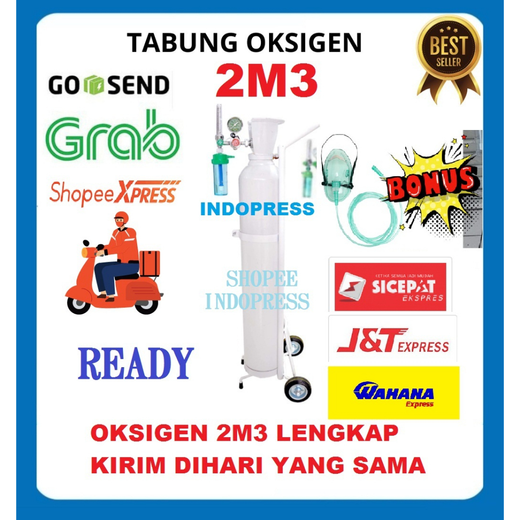 Jual TABUNG OKSIGEN LENGKAP 2m3 | Shopee Indonesia