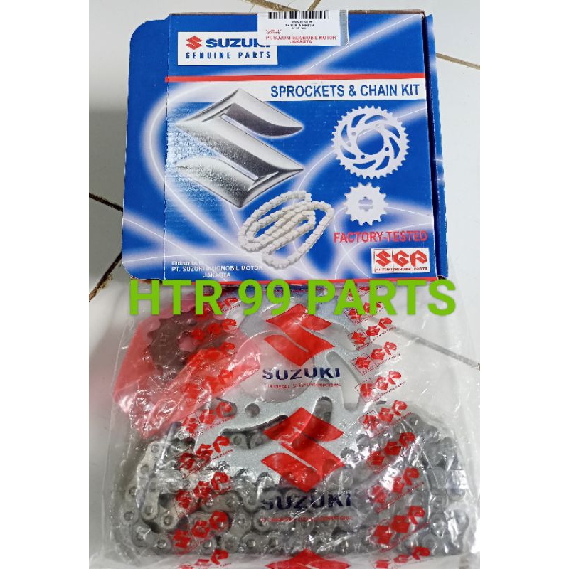 Jual Gear Set Gir Smash Shogun New Old 110 125 Gir Set Plus Rantai SunStar | Shopee Indonesia
