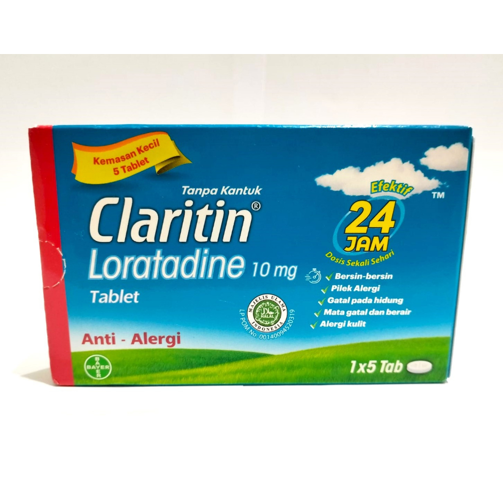Jual Claritin 10 mg 5 Tablet | Shopee Indonesia