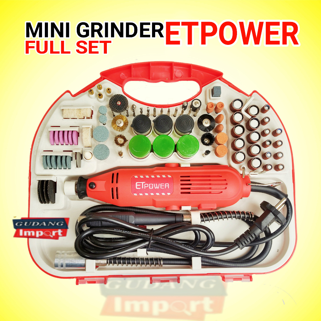 Jual MESIN TUNER CUNER PORTING MINI GRINDER ET POWER FULL SET | Shopee ...
