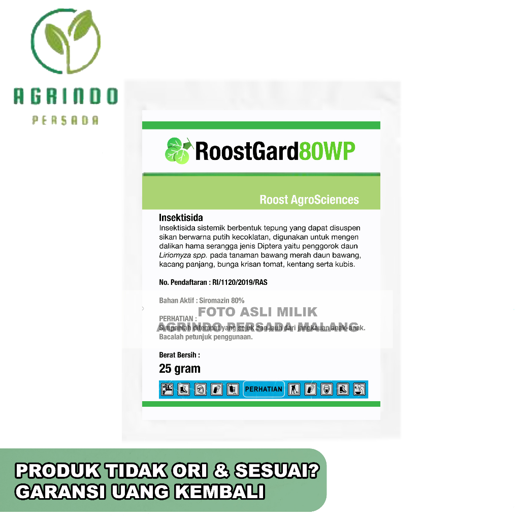 Jual Insektisida Roostgard 80WP 25gram | Insektisida Roostgard sejenis ...