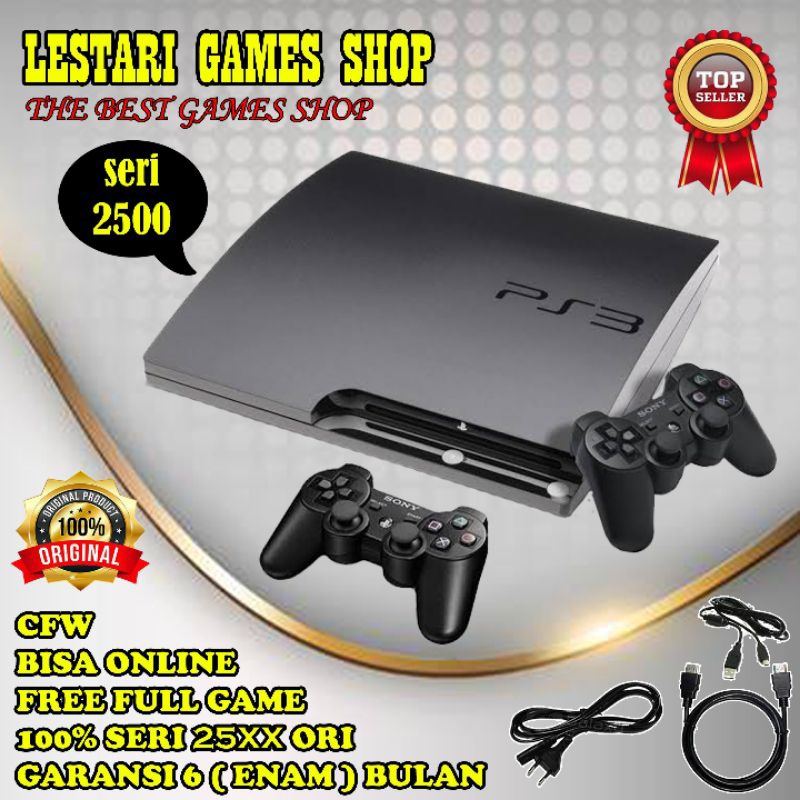 Jual PS3 seri 2500 PS 3 SLIM CFW FULL GAME SERI 25XX 1000GB 1TB 500GB ...