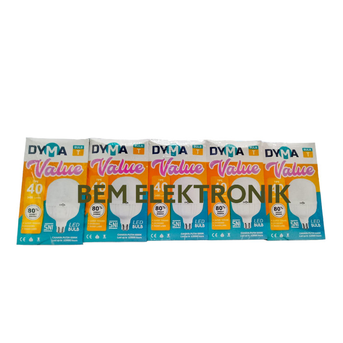 Jual Led T Capsule DYMA Tipe 40 Value 6500K | Shopee Indonesia