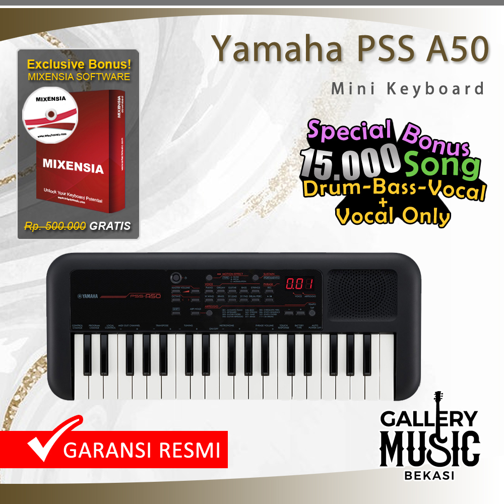 Jual Yamaha PSS A50 Mini Keyboard / PSSA50 / PSS A 50 | Shopee Indonesia