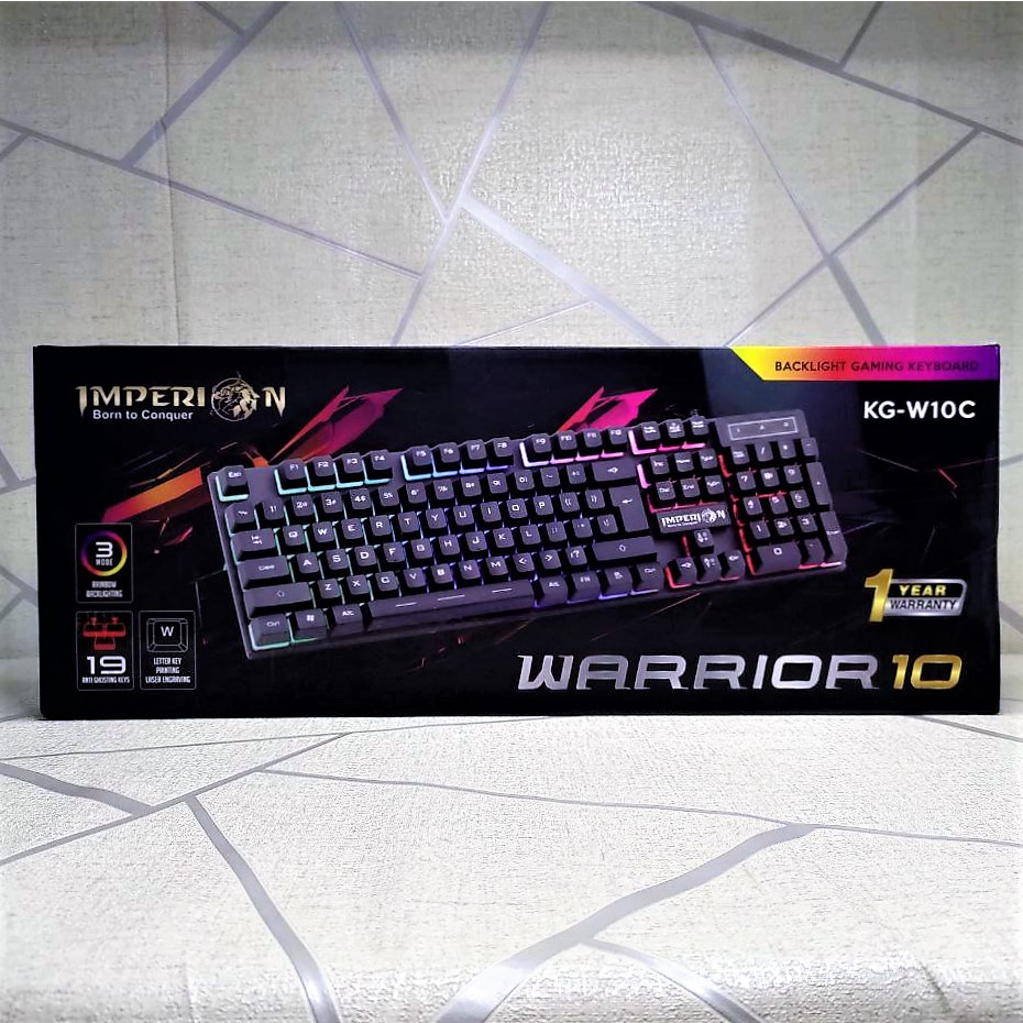 Jual Imperion Keyboard Gaming Warrior 10 | Shopee Indonesia