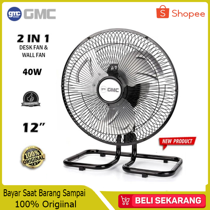 Jual TERLARIS Kipas Meja GMC BM-722 Kipas Angin Tornado 2IN1 Kipas Meja ...