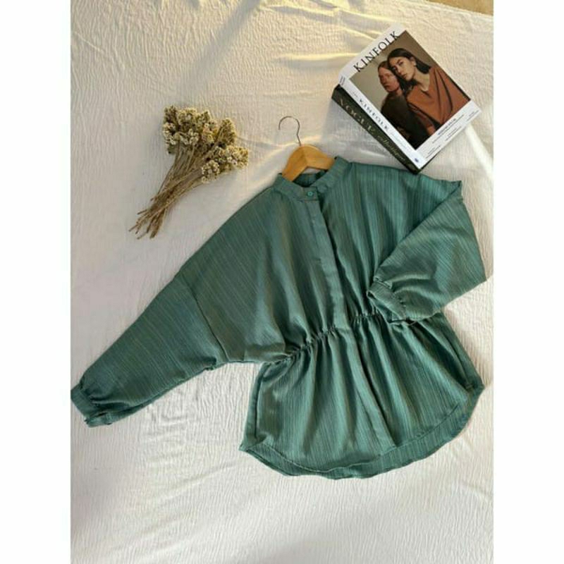 Jual KEMEJA KERUT DEPAN WANITA/ ALIYA SHIRT KERUT DEPAN KOREAN STYLE ...