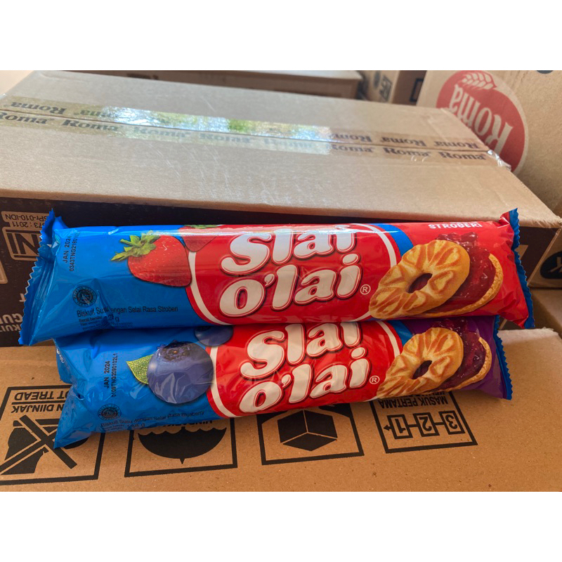 Jual snack wafer Slay olay roll packing bulat | Shopee Indonesia