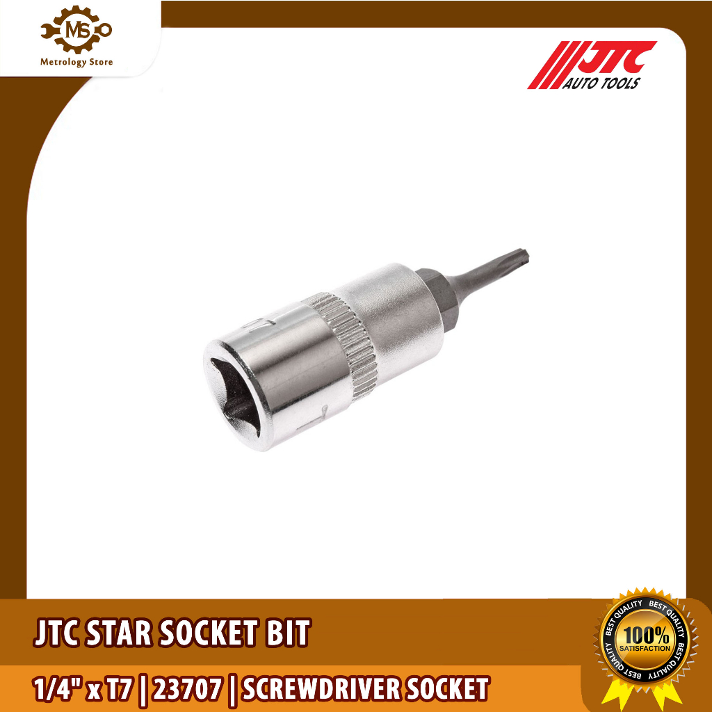 Jual JTC 23707-Screwdriver Socket Torx bit, 1/4" x T7 | Shopee Indonesia