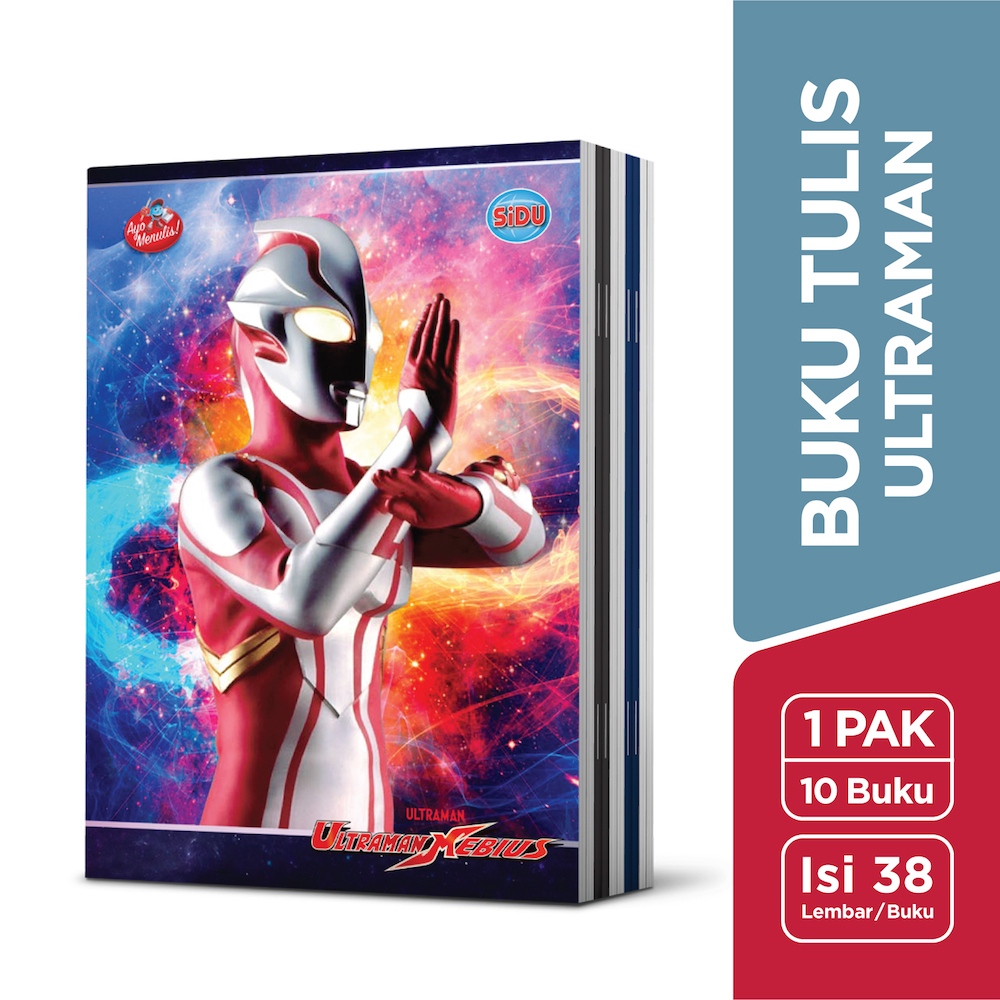 Jual SiDU Buku Tulis Ultraman 38 Lembar - 10 buku | Shopee Indonesia