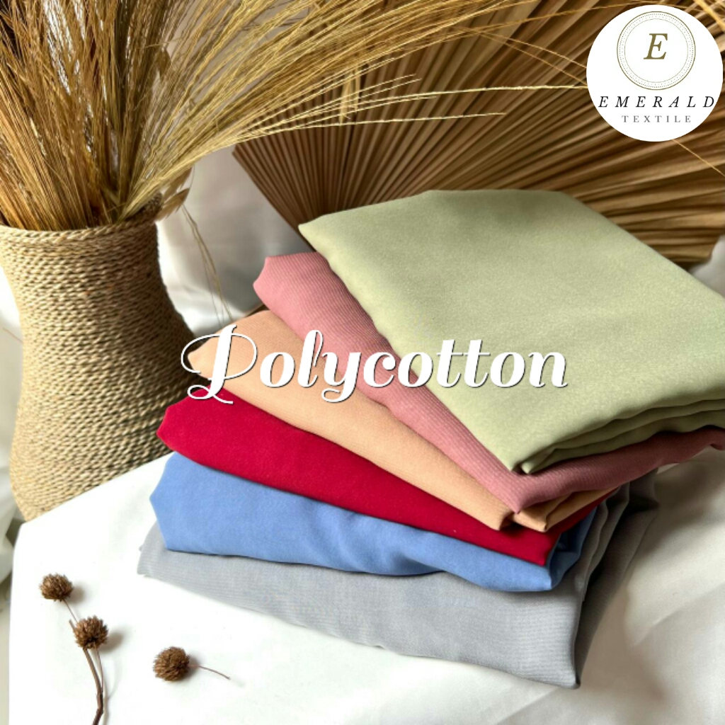 Jual SETENGAH METER Kain POLYCOTTON BELLA SQUARE ( POLIKATUN ) | Shopee ...