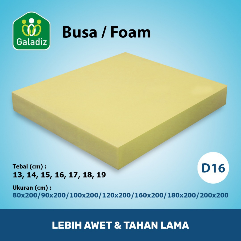 Jual BUSA LEMBARAN (DENSITY 16) BUSA KUNING ( TEBAL 13 CM - 19 CM ) | Shopee Indonesia