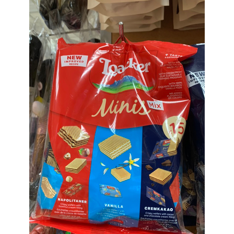 Jual Wafer Loacker kemasan minis & finger | Shopee Indonesia