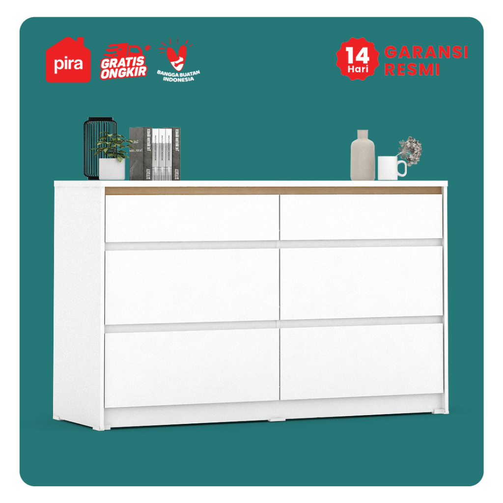 Jual PIRA METROPOLIS OX - HIRO CH3+3 Lemari Laci 3+3 Susun / Kabinet ...