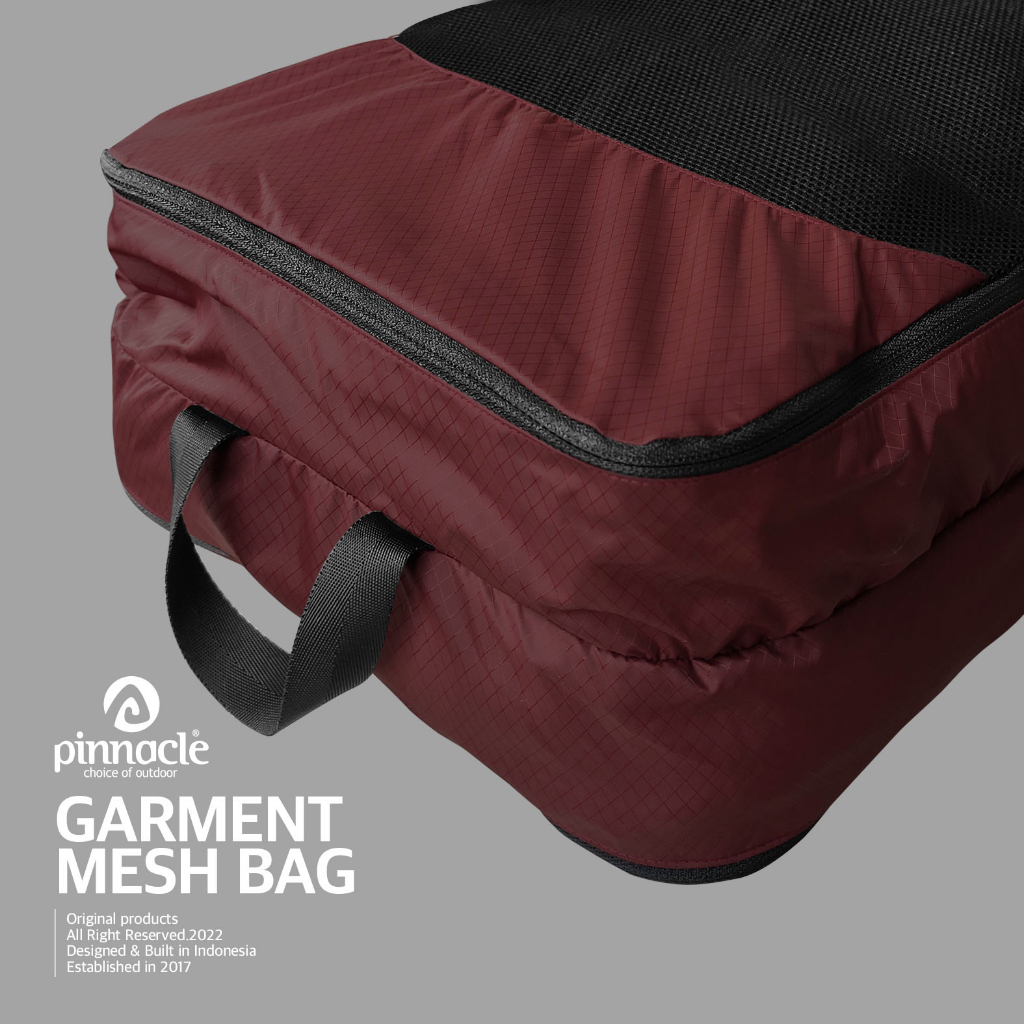 Jual Pinnacle Pro Official Garment Mesh Bag Single - Maroon | Shopee ...