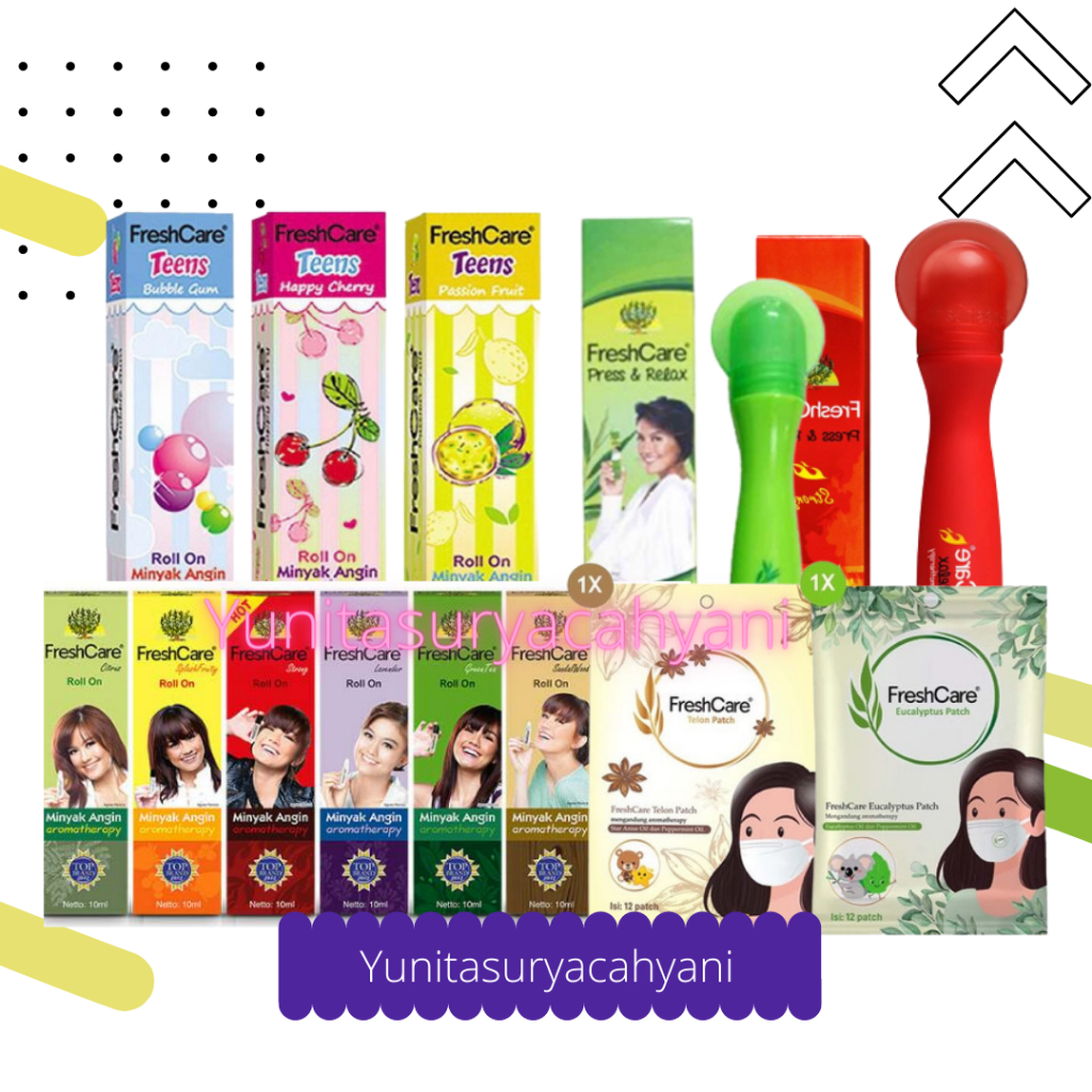 Jual Freshcare teens/minyak angin aromatherapy/ Cherry/ Bubble gum ...