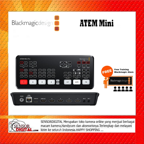 Jual Blackmagic Design ATEM Mini HDMI Live Stream Switcher | Shopee ...
