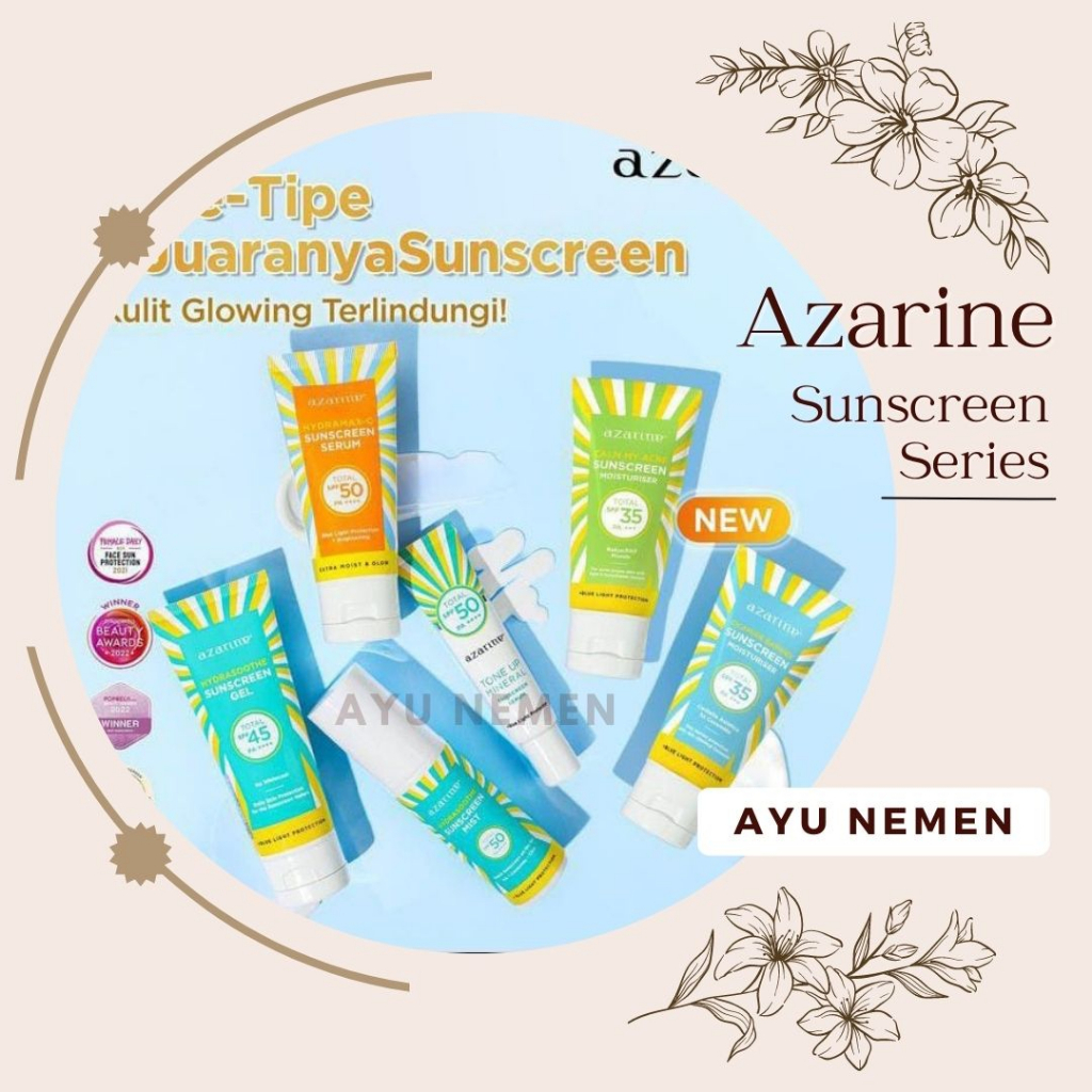 Jual AZARINE SUNSCREEN SERIES / SUNSCREEN MIST SPF 50 PA ++++ 60ML ...