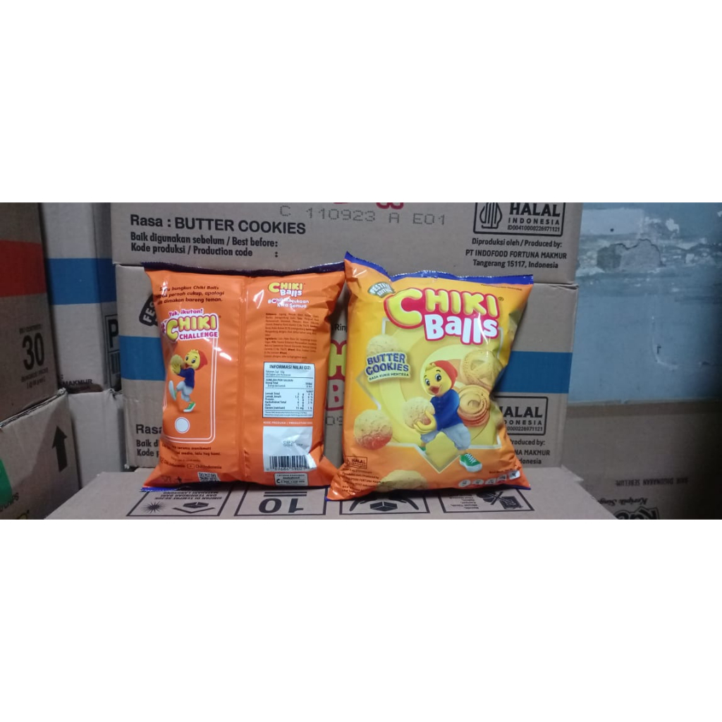 Jual CHIKI BALLS BUTTER COOKIES 100GR | Shopee Indonesia