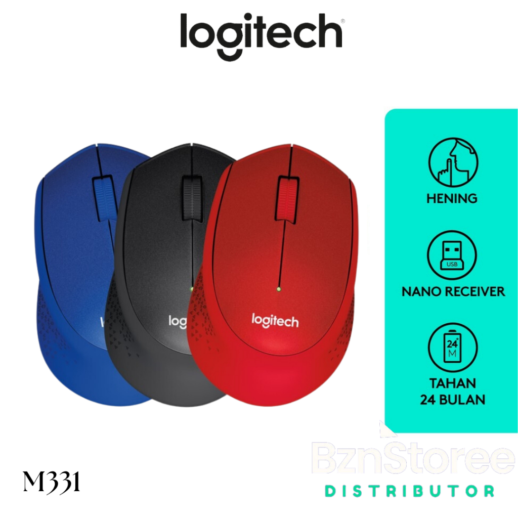 Jual Logitech M331 Mouse Wireless Silent Click /Mouse wireless M331 ...