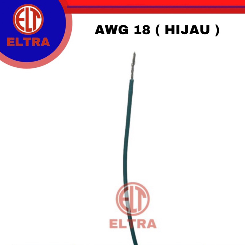 Jual KABEL AWG 18 SERABUT PUTIH METERAN cable serabut putih tembaga lapis perak body kelistrikan ...