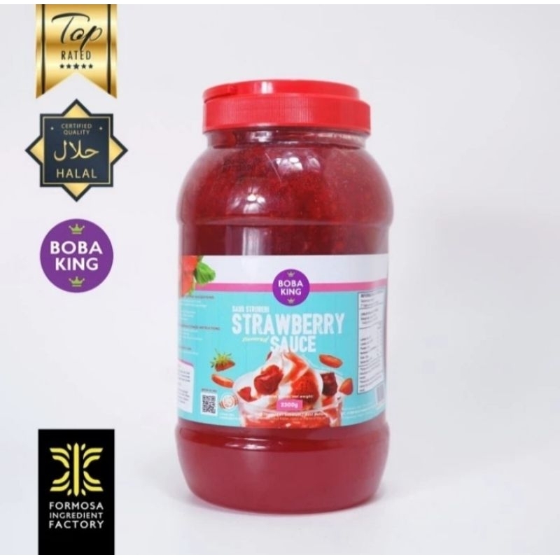 Jual Strawberry Jam / Selai Strawberry Boba King 2,3 Kg | Shopee Indonesia