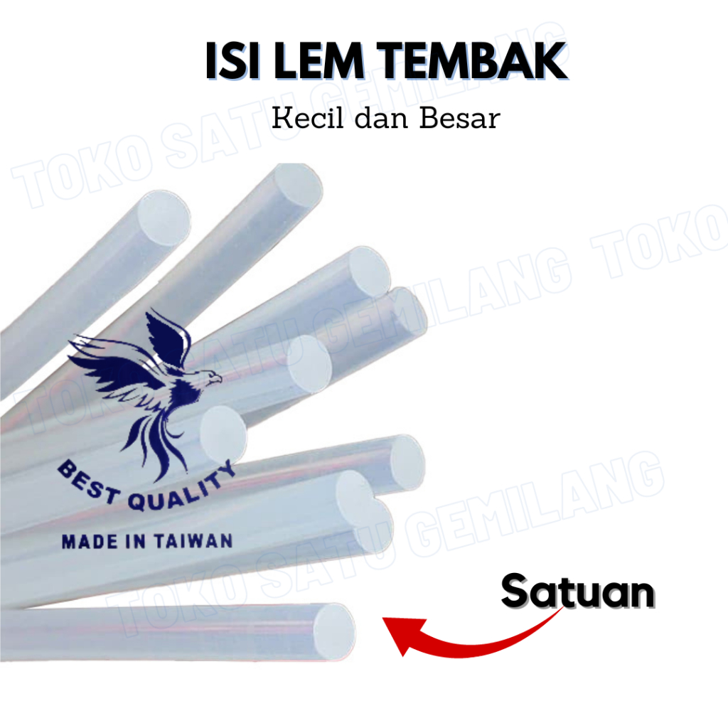 Jual Isi Lem Tembak Putih Bening / Refill Lem Tembak Glue gun / Lem ...