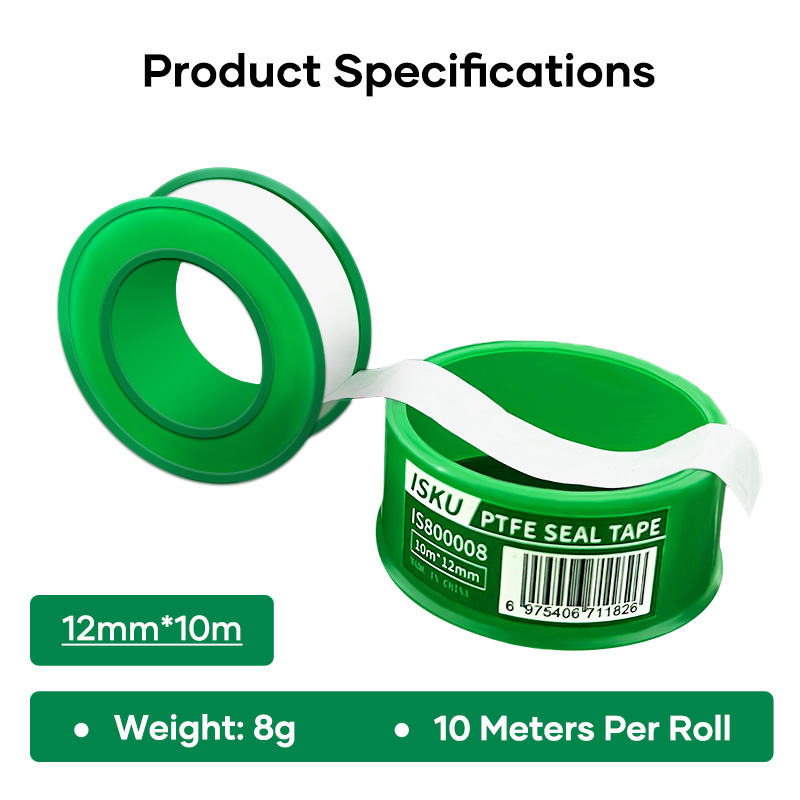 Jual ISKU Seal Tape Kran Air Ukuran 12mm*10m PTFE Lsolasi Kran Siltip ...
