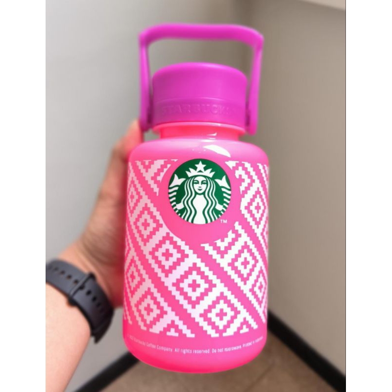 Jual Botol minum tumbler Starbucks reusable original colorful weaves 1 ...