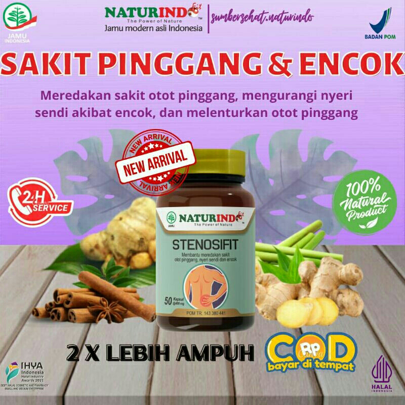 Jual Obat Sakit Pinggang & Encok (STENOSIFIT) | Shopee Indonesia