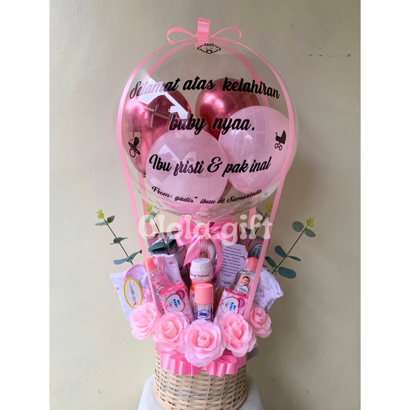 Jual Bouquet balon for Baby New Born| Buket snack| hadiah bayi| gift ...