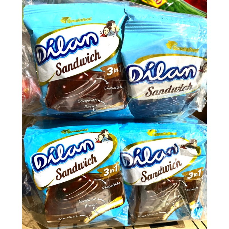 Jual Biskuit Dilan Sandwich Cokelat (isi 10 pcs) | Shopee Indonesia