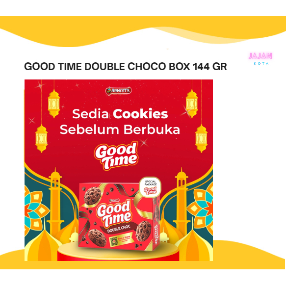 Jual Good Time Double Choco Box 144 gram | Shopee Indonesia