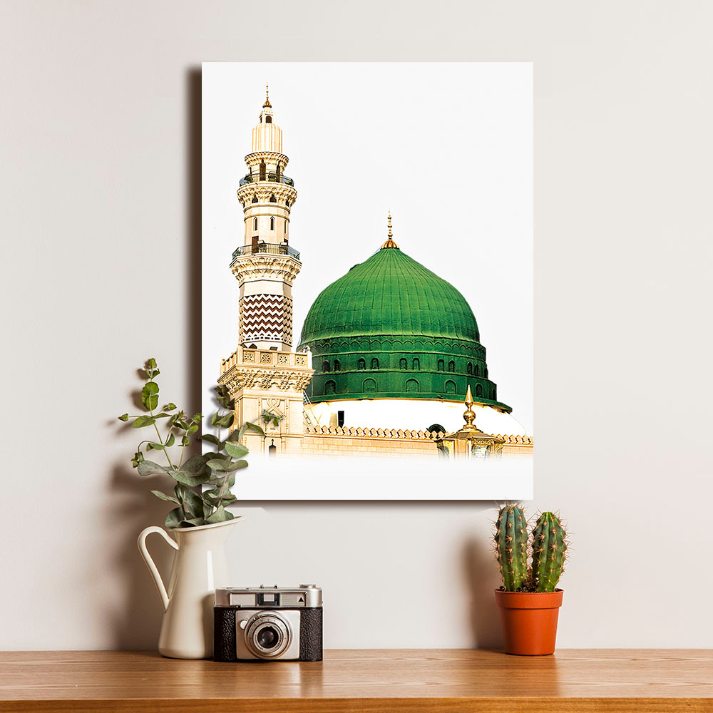Jual Poster Green Dome Kubah Hijau Masjid Nabawi Destinasi Religi ...