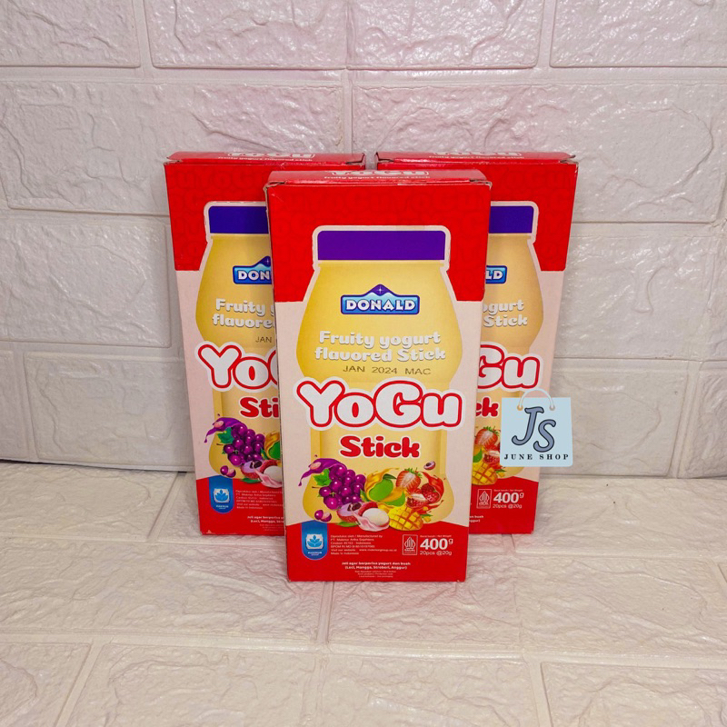 Jual YOGU STICK FRUITY YOGURT ( 1 Box / 20 pcs) | Shopee Indonesia